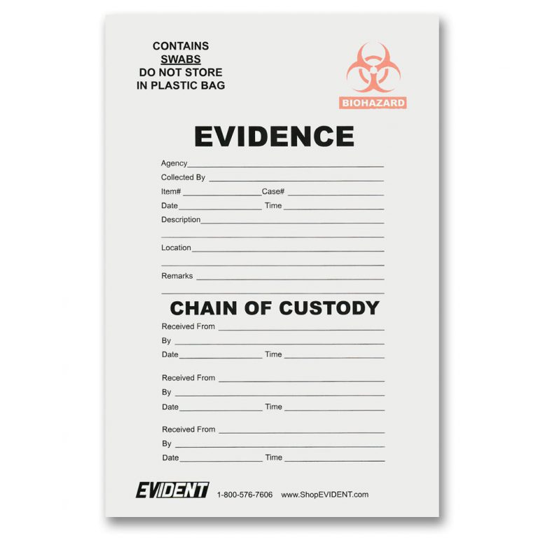 Swab Evidence Envelopes – Wsci-Technology