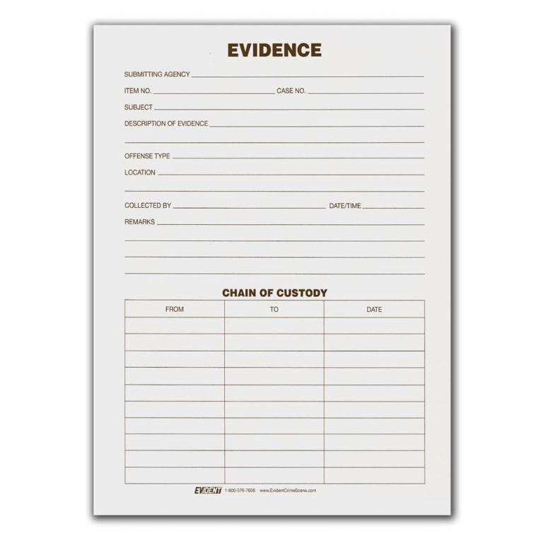 White Evidence Envelopes – Wsci-Technology