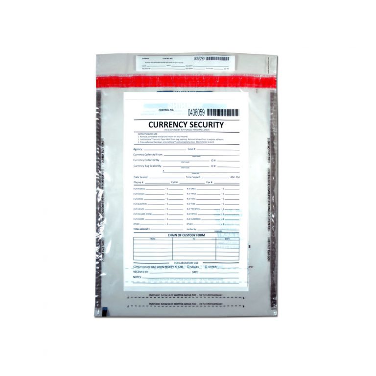 Evidence-PRO Currency Security Bags w/ ActiSeal™ – Wsci-Technology